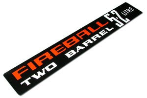 "Fireball 318 5.2L 2BBL" Air Cleaner Decal (VJ/VK) – Southern Classic ...