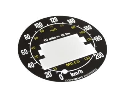 Speedo Gauge Conversion Decal, 770 & Pacer (VG) – Southern Classic ...