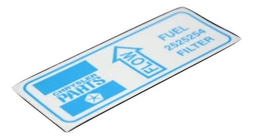 Fuel Filter Decal (AP5-VH) – Southern Classic Spares Ltd
