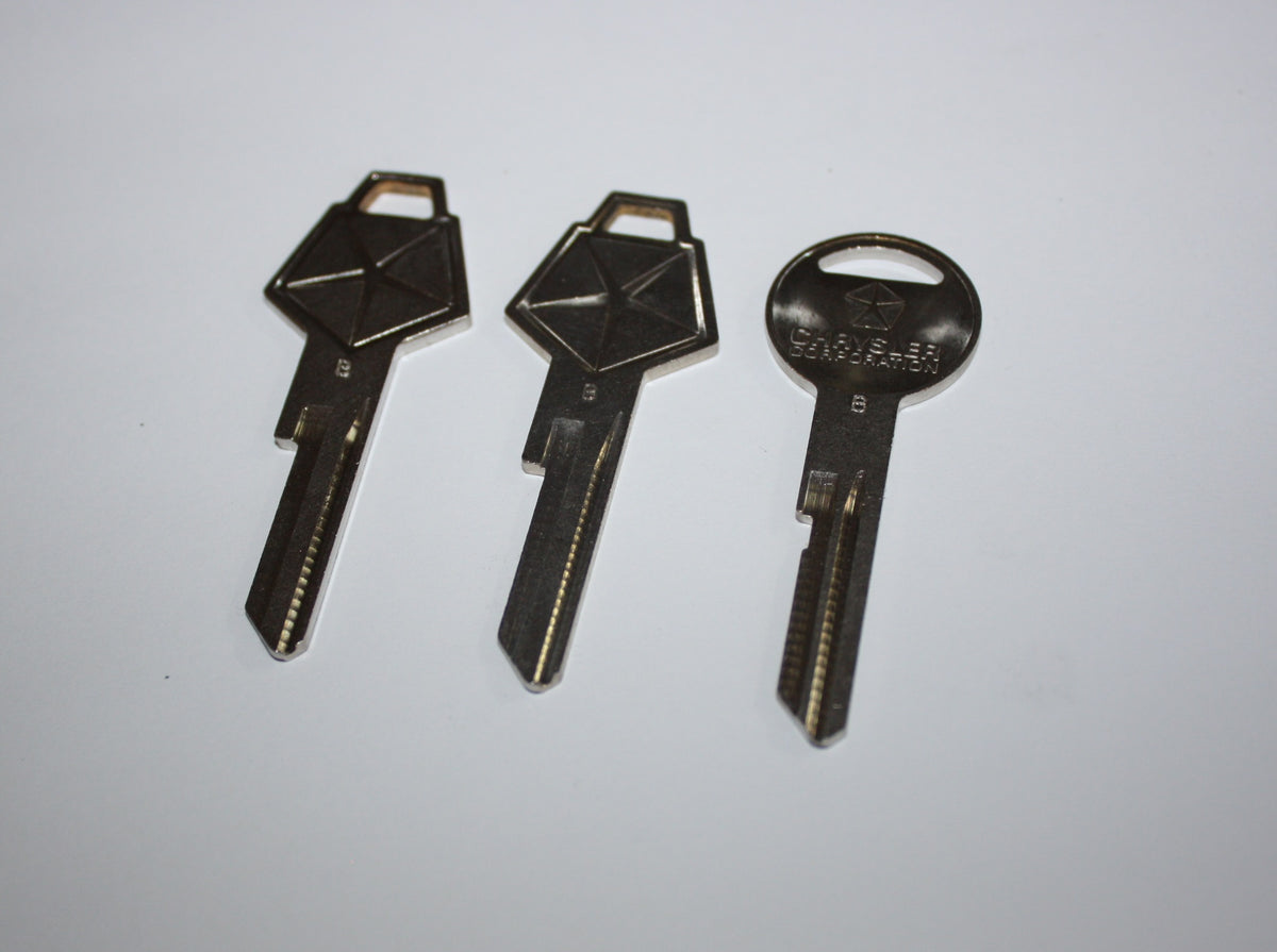 Blank Key Set, Genuine (AP5-VG) – Southern Classic Spares Ltd