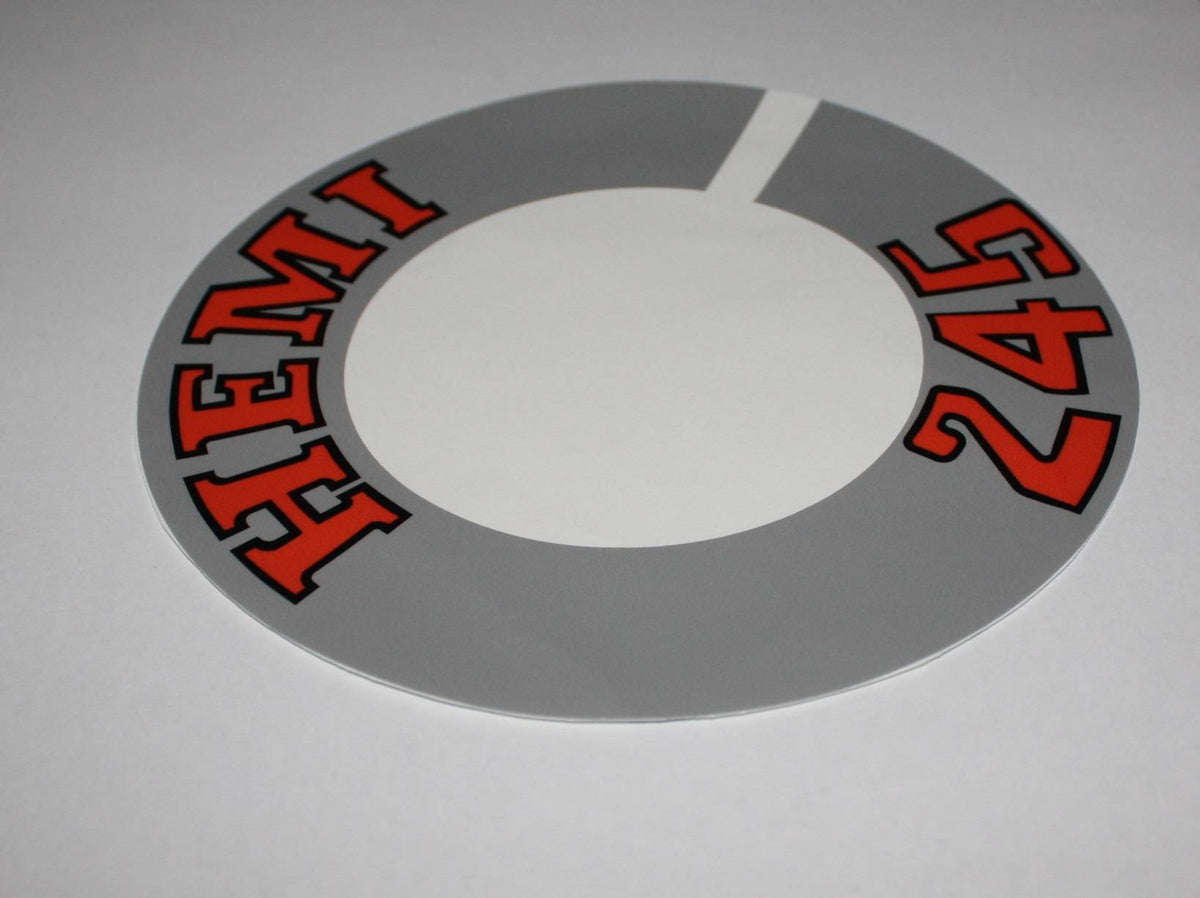"Hemi 245" Air Cleaner Decal (VJ) – Southern Classic Spares Ltd