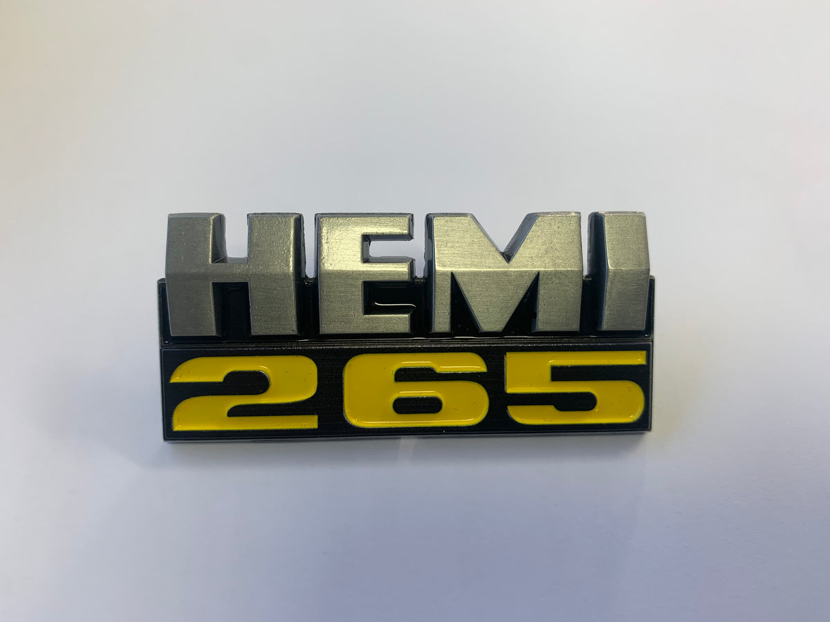 "Hemi 265" Badge (VH/VJ) – Southern Classic Spares Ltd