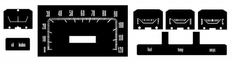 Dash/Instrument Cluster Decal Set (VE) – Southern Classic Spares Ltd
